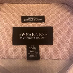 Kenneth Cole | Shirts | Kenneth Cole Awareness Light Violet Dress Shirt ...